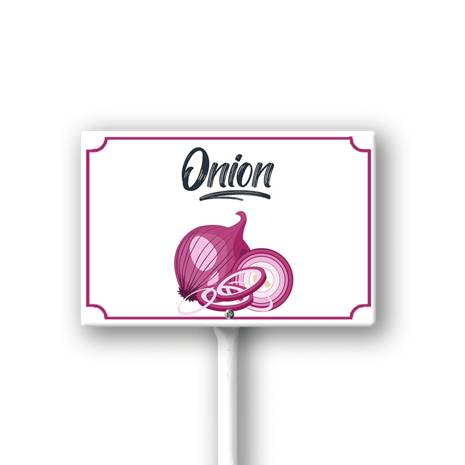 Eveokoki Vegetable Signs With Stake Onion Garden Signs For Vegetables ...