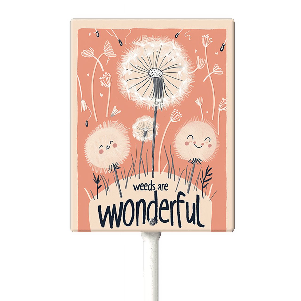 Eveokoki Weed Are Wonderful Sign With Stake Yard Sign 4.6x6inch ...