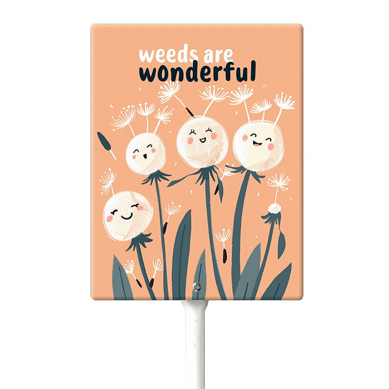 Eveokoki Weed Are Wonderful Sign With Stake Yard Sign 7x8.8inch ...