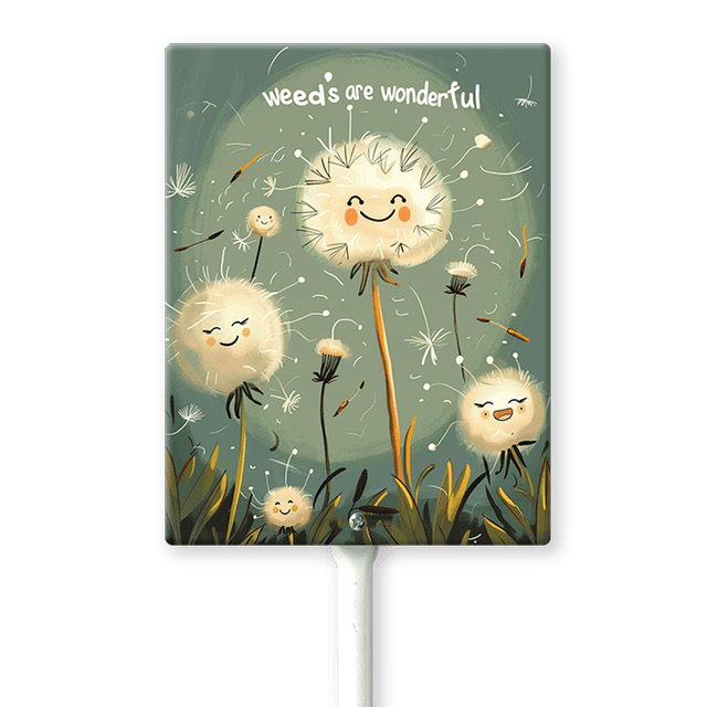 Eveokoki Weed Are Wonderful Sign With Stake Yard Sign 8x12inch ...