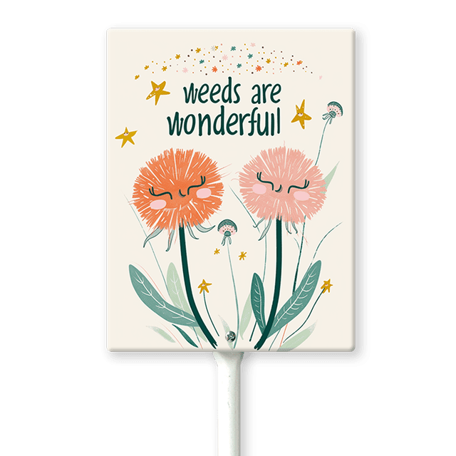 Eveokoki Weed Are Wonderful Sign With Stake Yard Sign 8x12inch ...