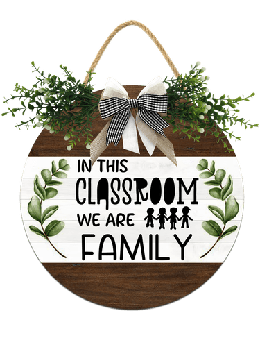 Eveokoki Welcome Sign for Classroom Door In This Classroom We Are ...