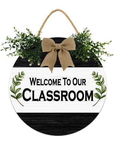 Eveokoki Welcome Sign for Classroom Door Welcome To Our Classroom Front ...