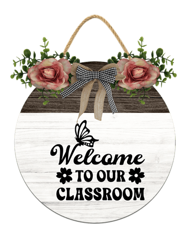 Eveokoki Welcome Sign for Classroom Door Welcome To Our Classroom Front ...