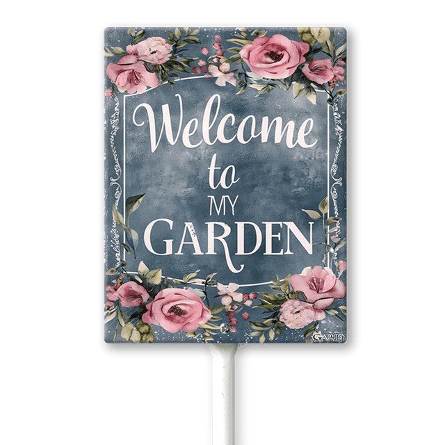 Eveokoki Welcome To My Garden Sign with Stake, Welcome Decoration Yard ...