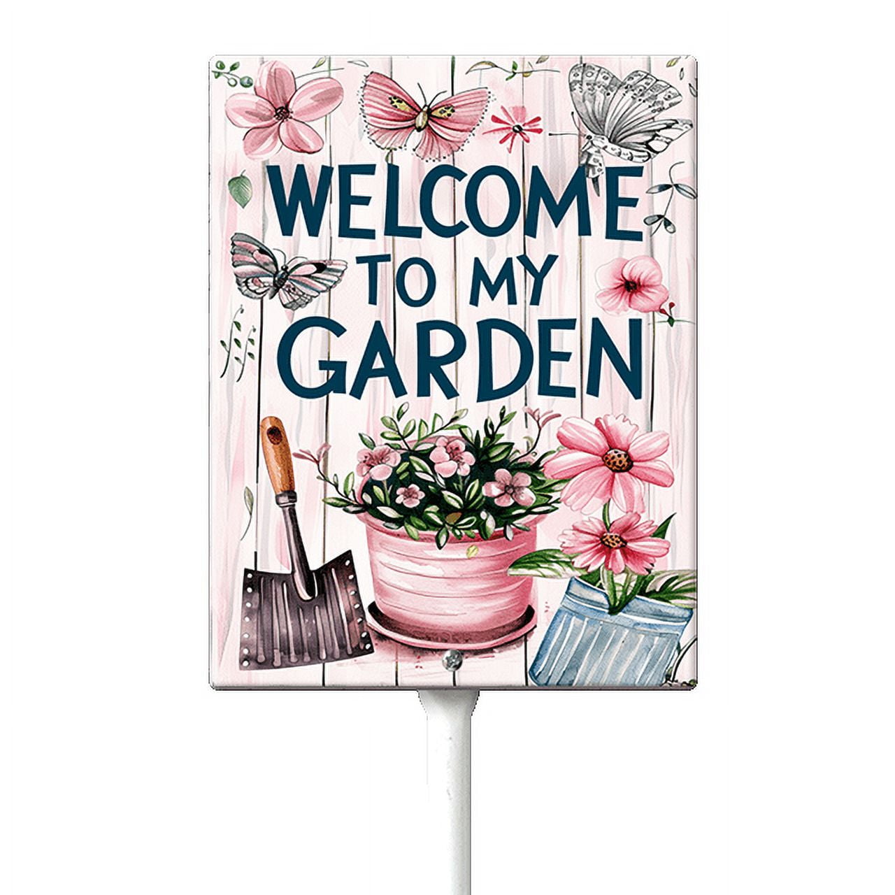 Eveokoki Welcome To My Garden Sign with Stake, Welcome Decoration Yard ...