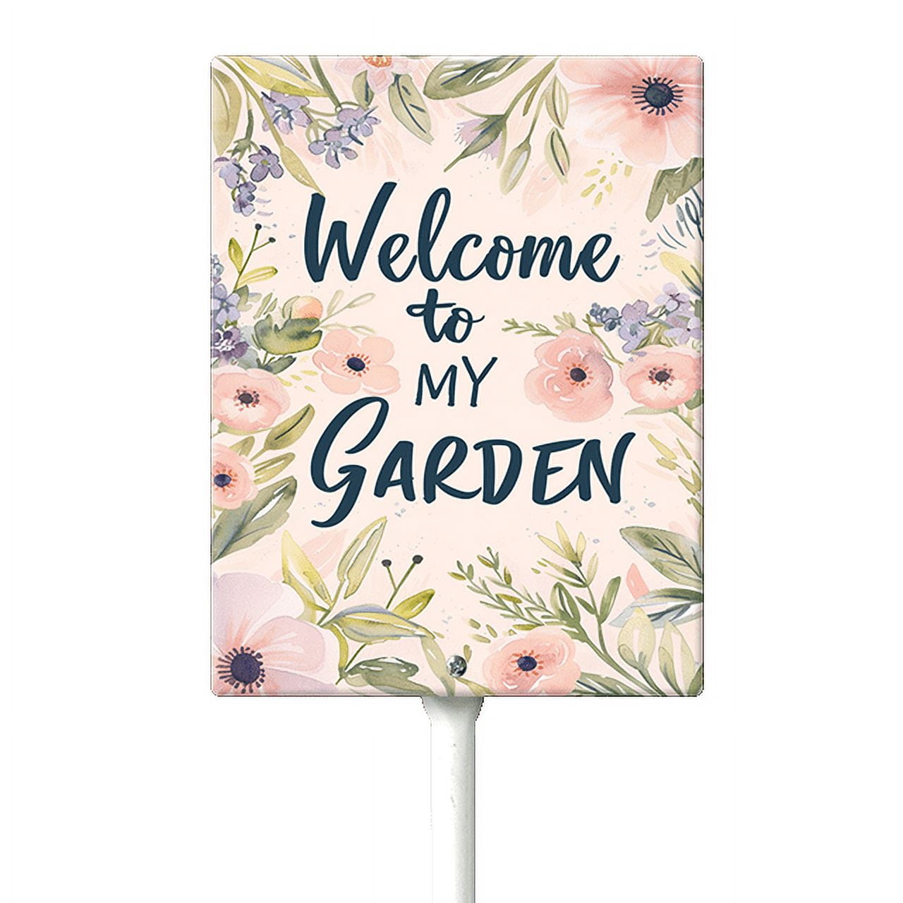 Eveokoki Welcome To My Garden Sign with Stake, Welcome Decoration Yard ...