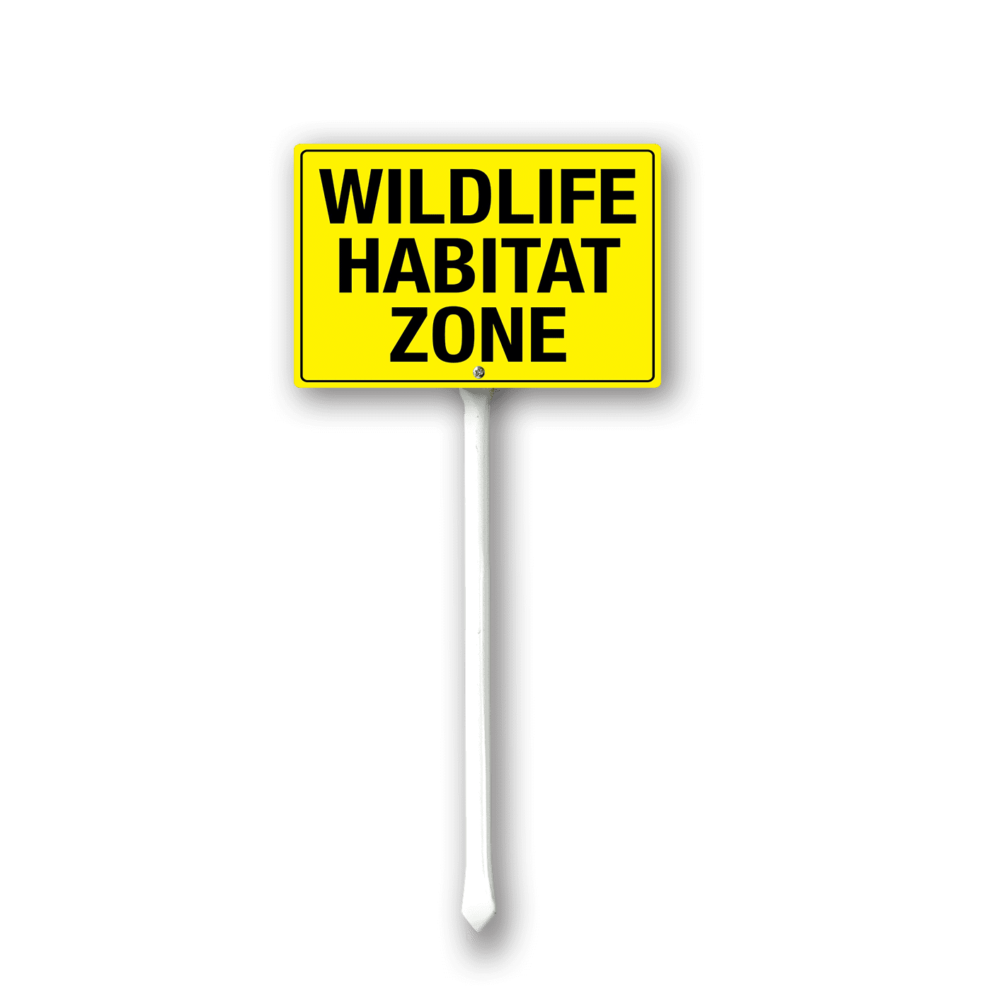 Eveokoki Wildlife Habitat Zone Sign With Stake For Neighborhoods Yard ...