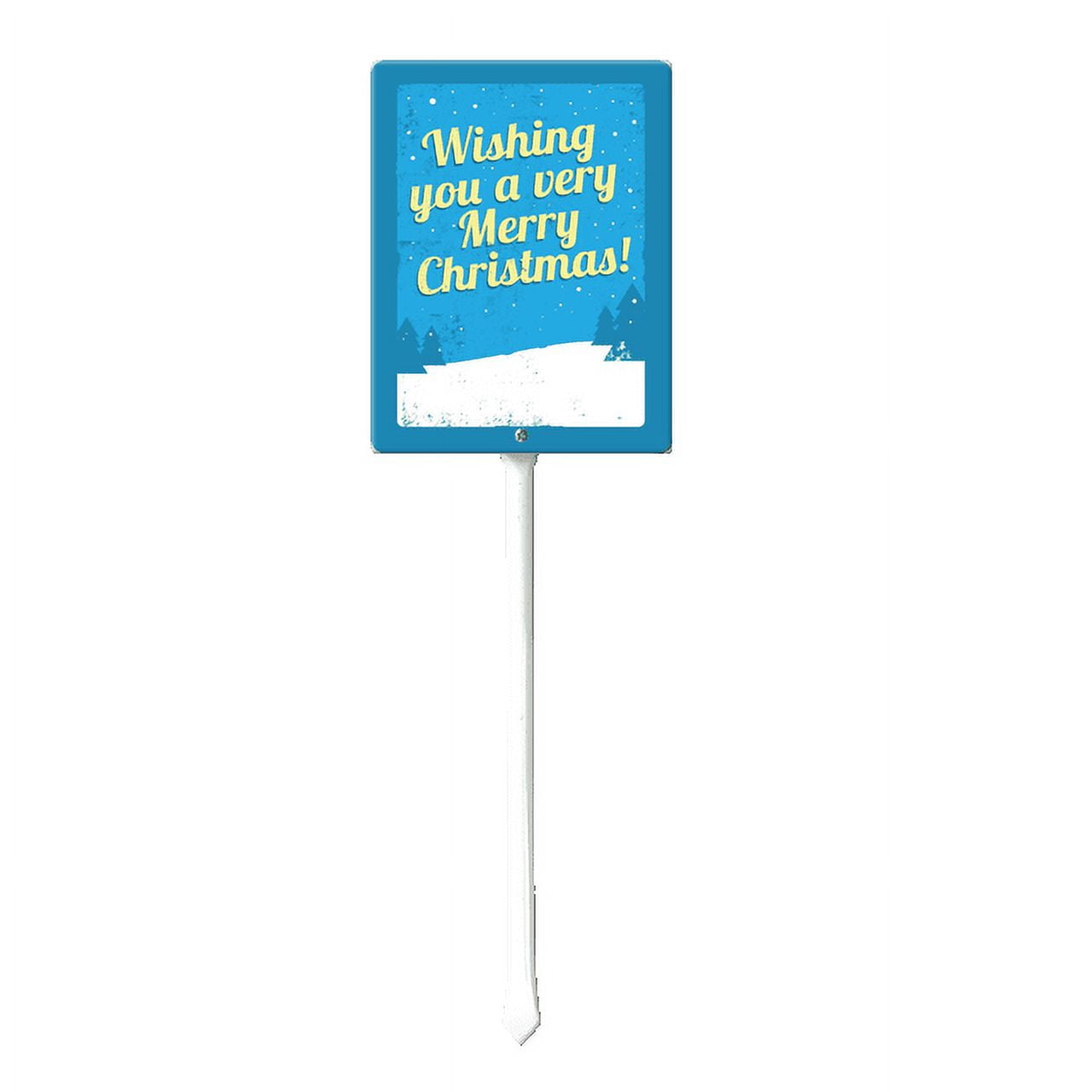 Eveokoki Yard Sign with Stakes Wishing You A Very Merry Christmas Lawn ...