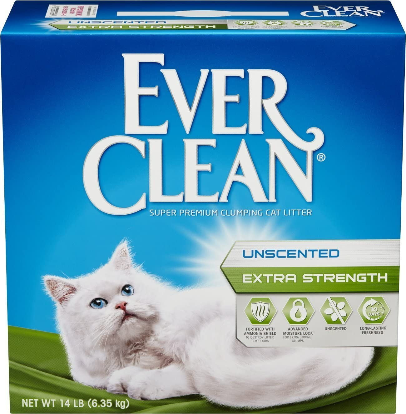 Ever Clean Extra Strength Cat Litter, Unscented, 14-Pound Box - Walmart.com