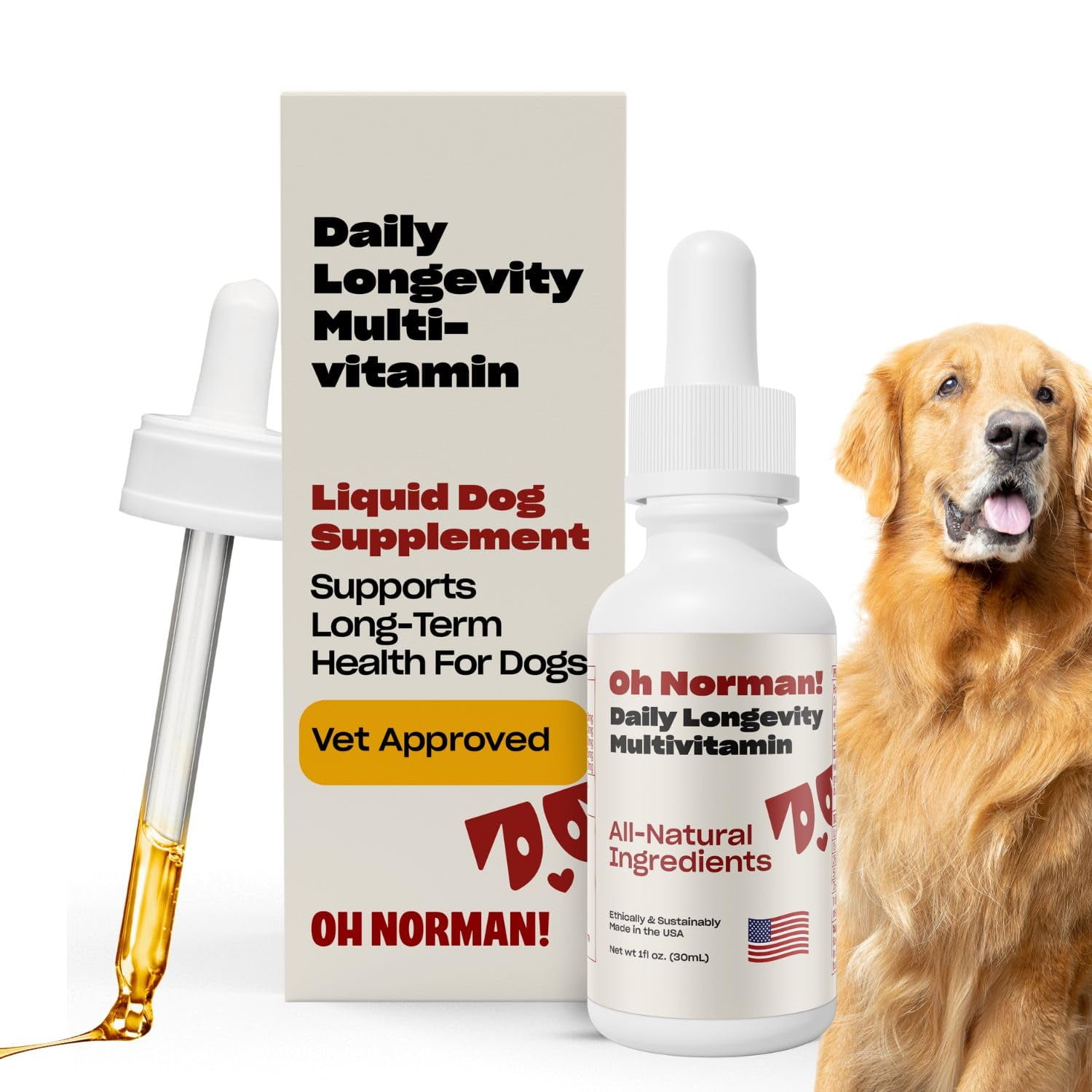 Don't Ever Die – Natural Liquid Multivitamin for Dog-s with Vitamins ...