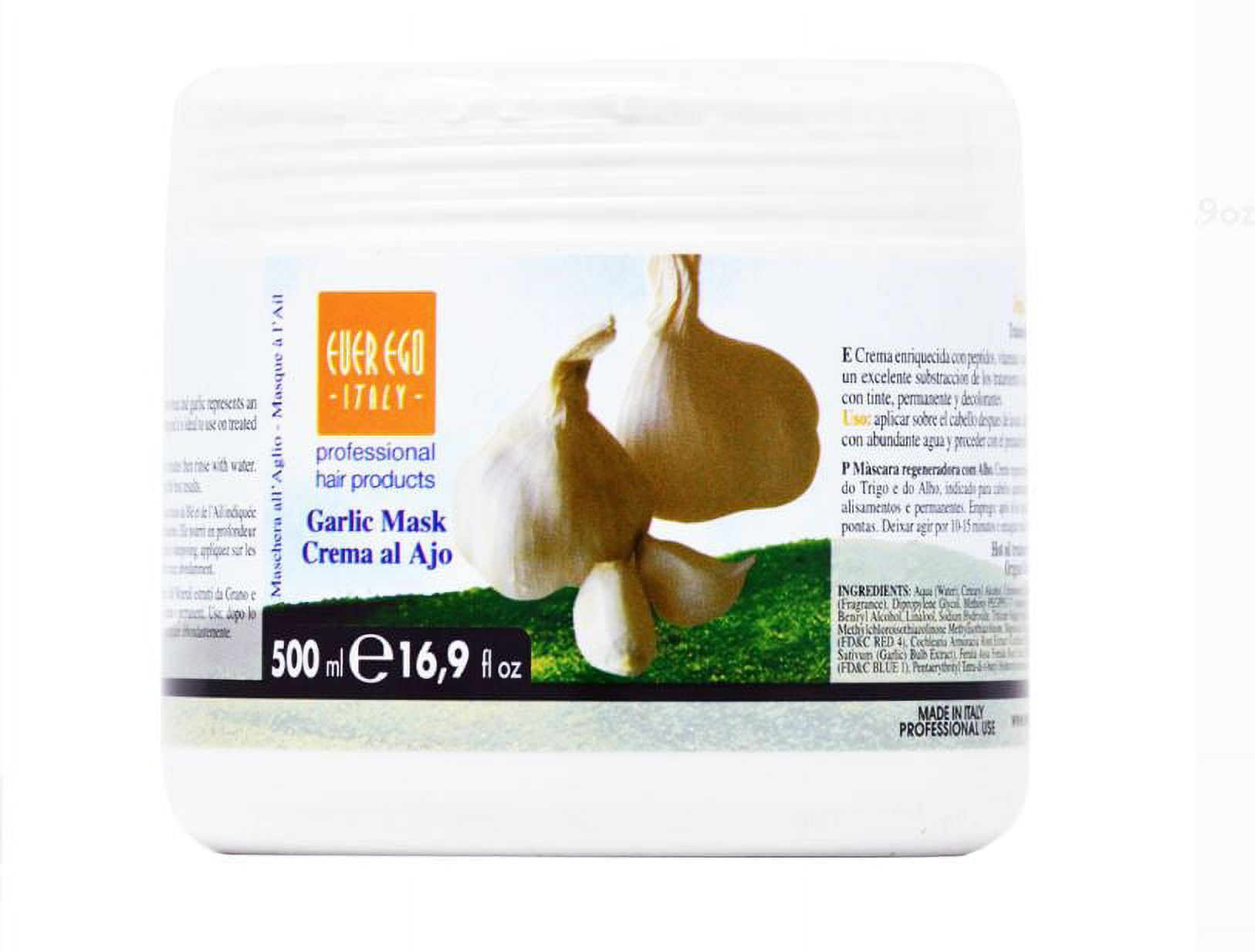 Ever Ego Garlic Mask Hot Oil Treatment with Garlic 16.9 oz (Former ...