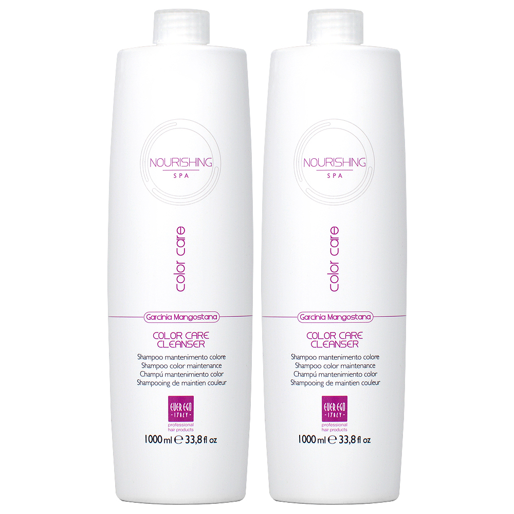 Ever Ego Nourishing Spa Color Care Shampoo 1000ml/ 33.8oz (Pack of 2 ...