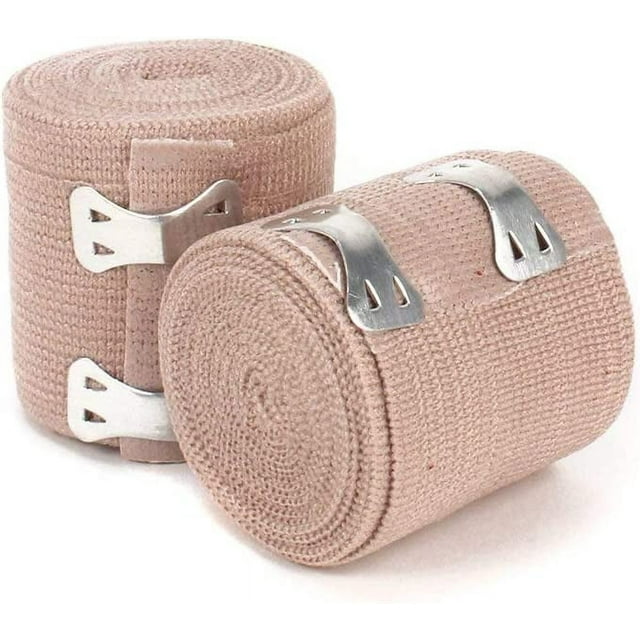 Ever Ready First Aid 2" Elastic Bandage Wrap with Clips - Box of 10 ...