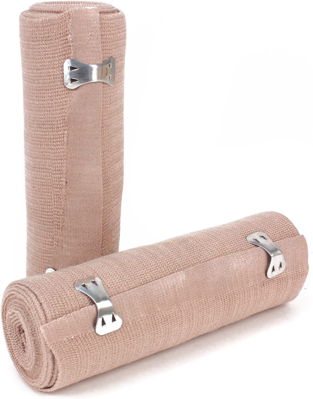 Ever Ready First Aid 6" Elastic Bandage Wrap with Clips - 10 Count per ...