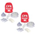 Ever Ready First Aid CPR Mask Kit, Adult and Infant Pocket CPR Masks ...