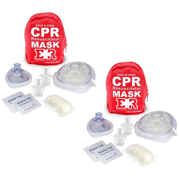 Ever Ready First Aid CPR Pocket Resuscitator Kit - 1 Pack HSA/FSA ...