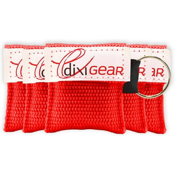 Ever Ready First Aid CPR Mask for Pocket or Key Chain, AED Training, 5 ...