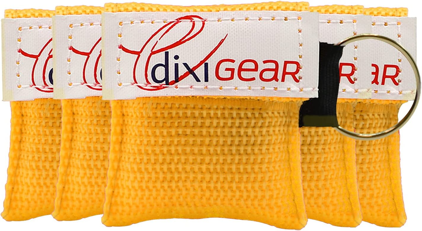 Ever Ready First Aid CPR Mask for Pocket or Key Chain, AED Training, 5 ...