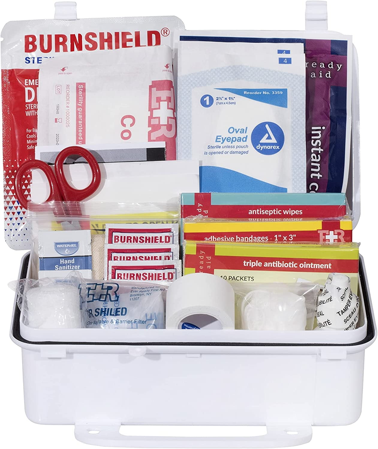 Ever Ready First Aid Class A ANSI Compliant First Aid Kit in Plastic ...