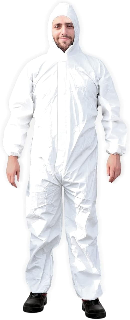 Ever Ready First Aid Disposable Microporous Coated Coverall Suit with ...