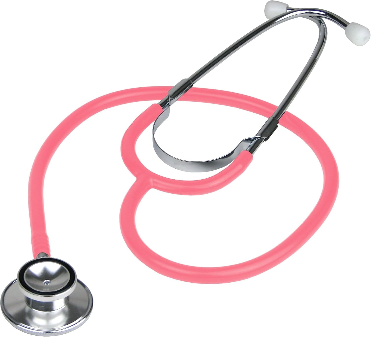 Ever Ready First Aid Dual Head Acoustic Stethoscope, Pink Tube HSA/FSA ...