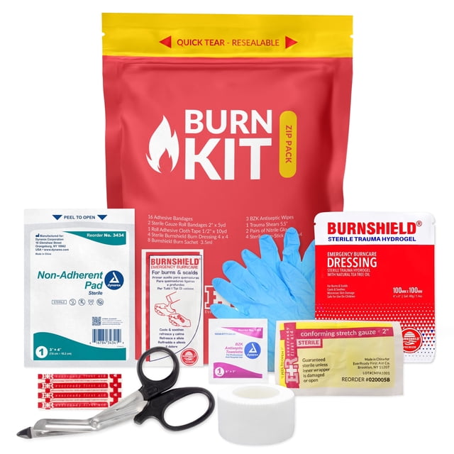 Ever Ready First Aid Emergency Burn Kit in Compact First Aid All ...