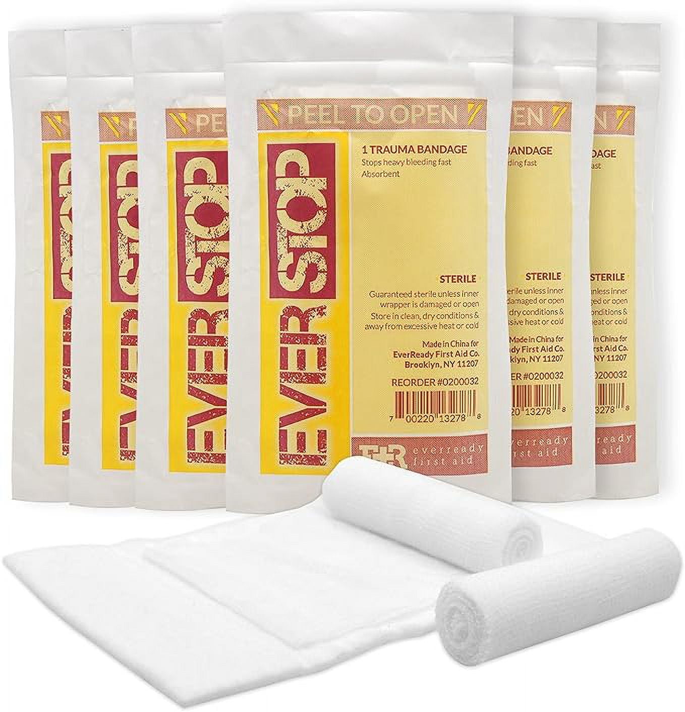 Ever Ready First Aid EverStop First Aid Blood Stopper Compress Multi ...