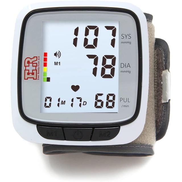 Ever Ready First Aid Fully Automatic Wearable Blood Pressure Wrist Cuff ...