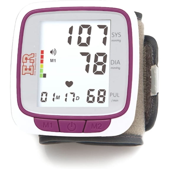 Ever Ready First Aid Automatic Blood Pressure Monitor, Wearable Wrist ...