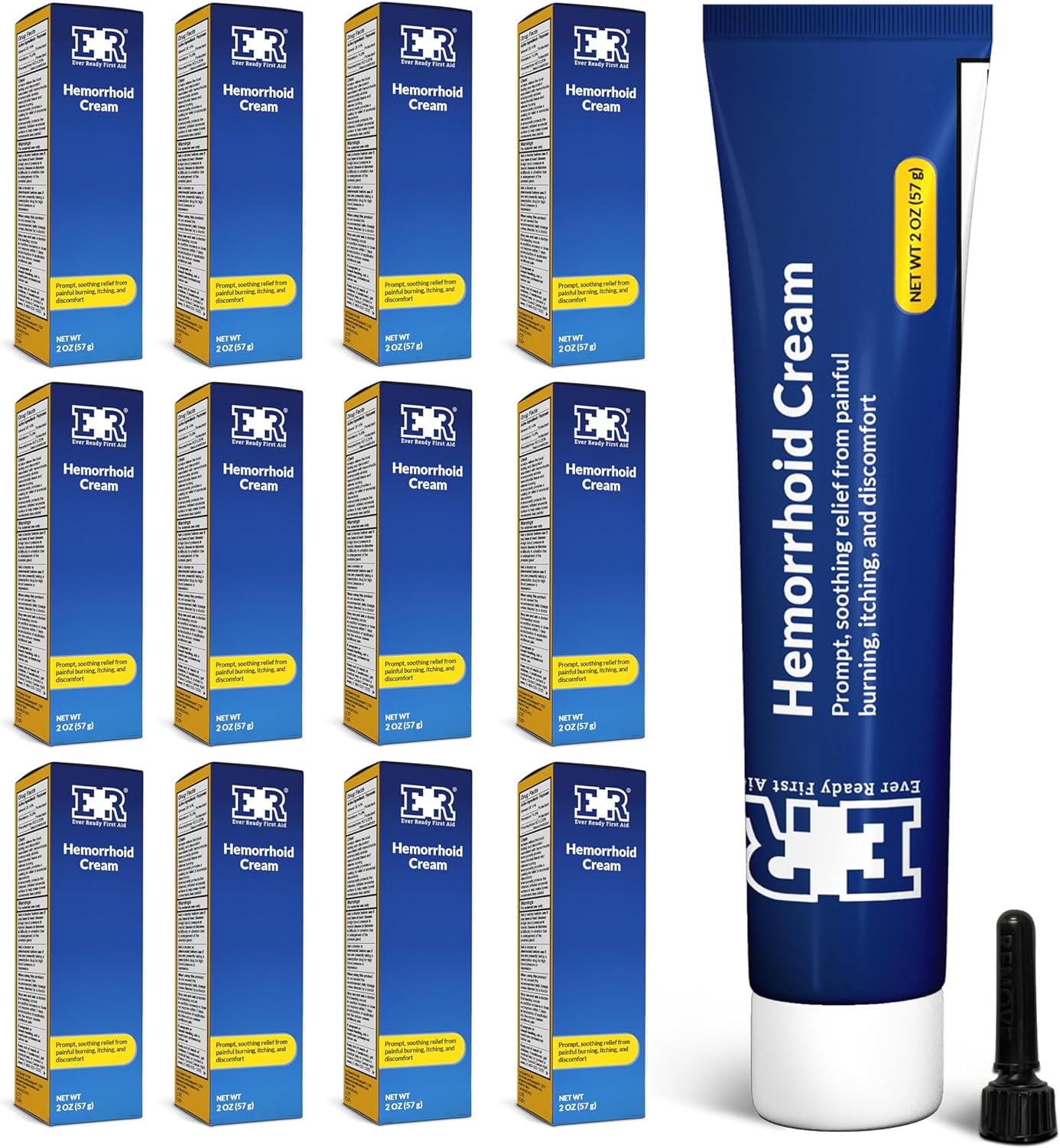 Ever Ready First Aid Hemorrhoidal Pain Relief Ointment - Anti-Itch, 2 ...