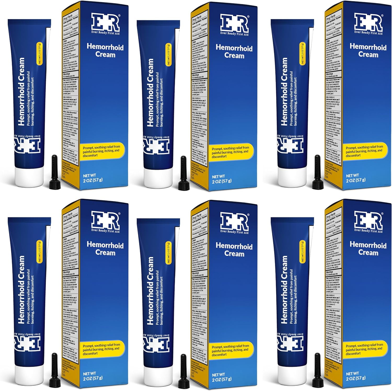 Ever Ready First Aid Hemorrhoidal Pain Relief Ointment - Fast Acting ...