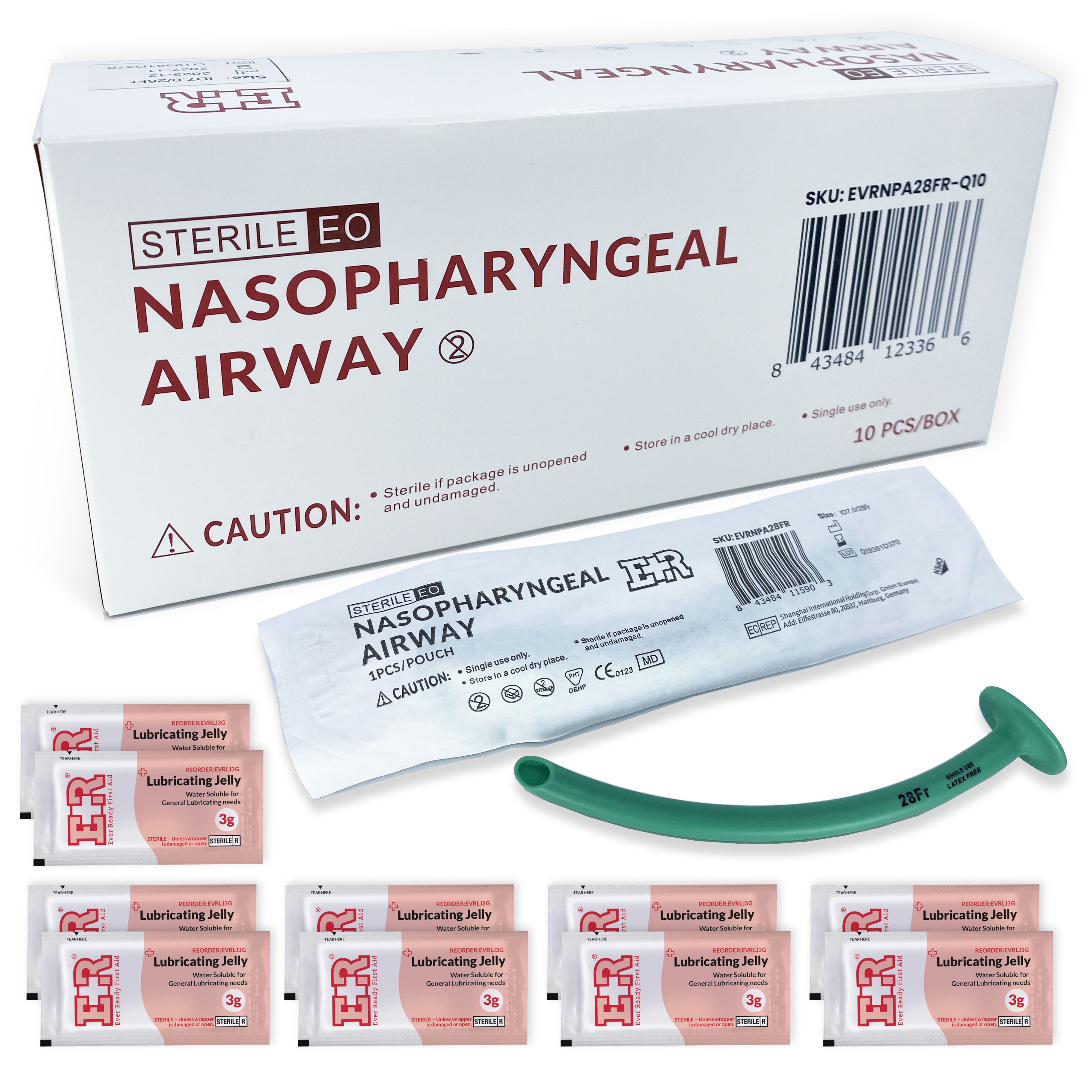 Ever Ready First Aid Nasal Tube with Packet of Lubricant Jelly 3g - 5 ...