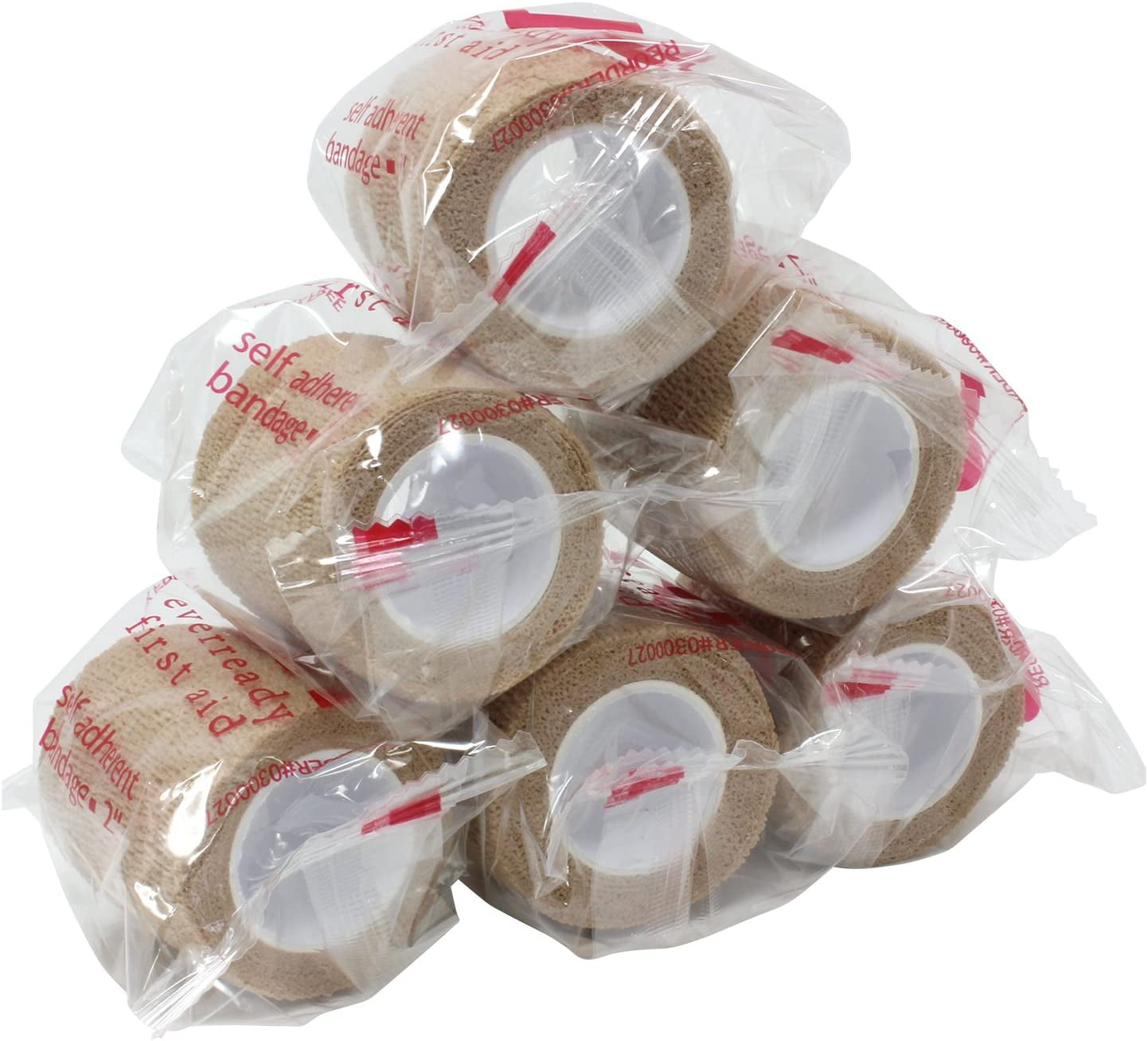 Ever Ready First Aid Self Adherent Cohesive Wrap Bandages for First Aid ...