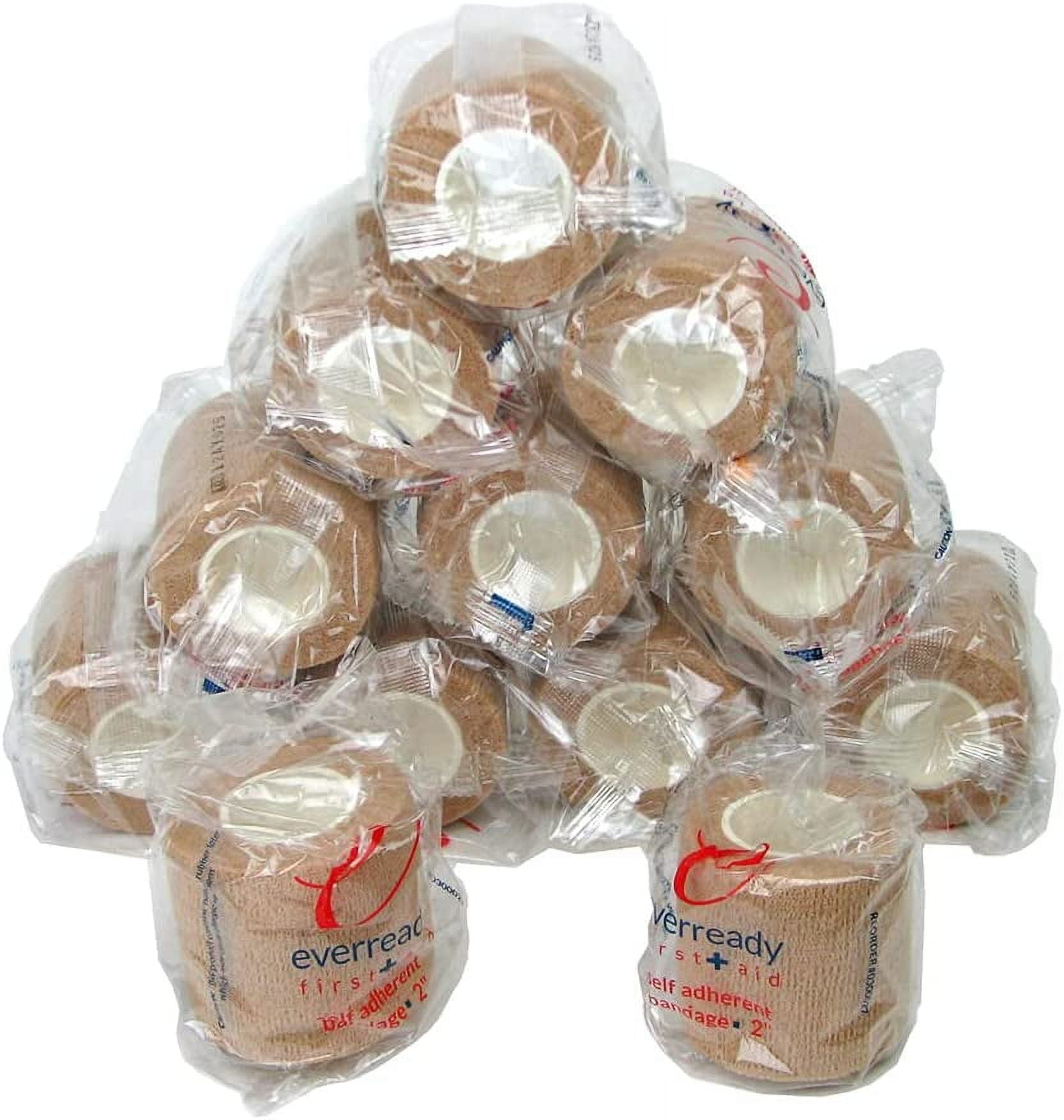 Ever Ready First Aid Self Adherent Cohesive Wrap Bandages for First Aid ...