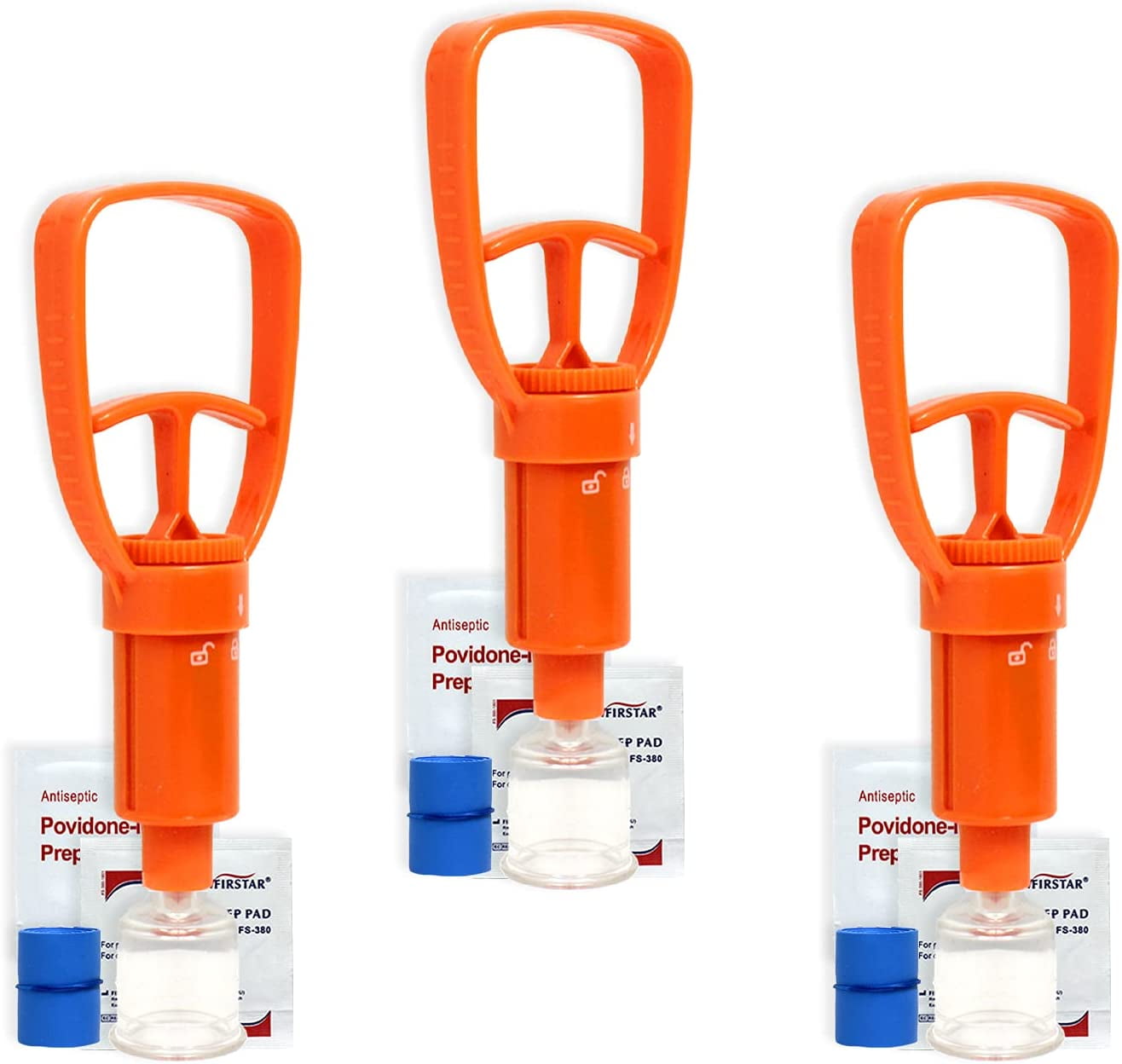 Ever Ready First Aid Snake Bite Venom Extractor Kit Latex Free - 3 ...