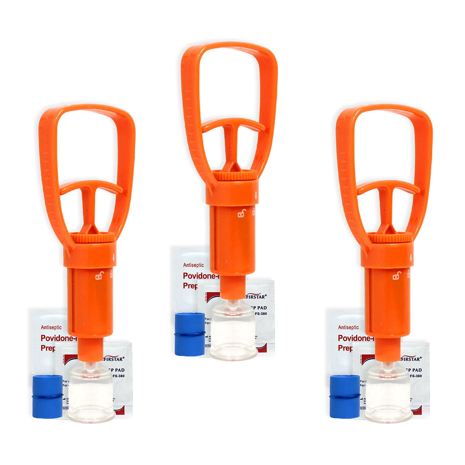 Ever Ready First Aid Snake Bite Venom Extractor Kit Latex Free - 3 ...