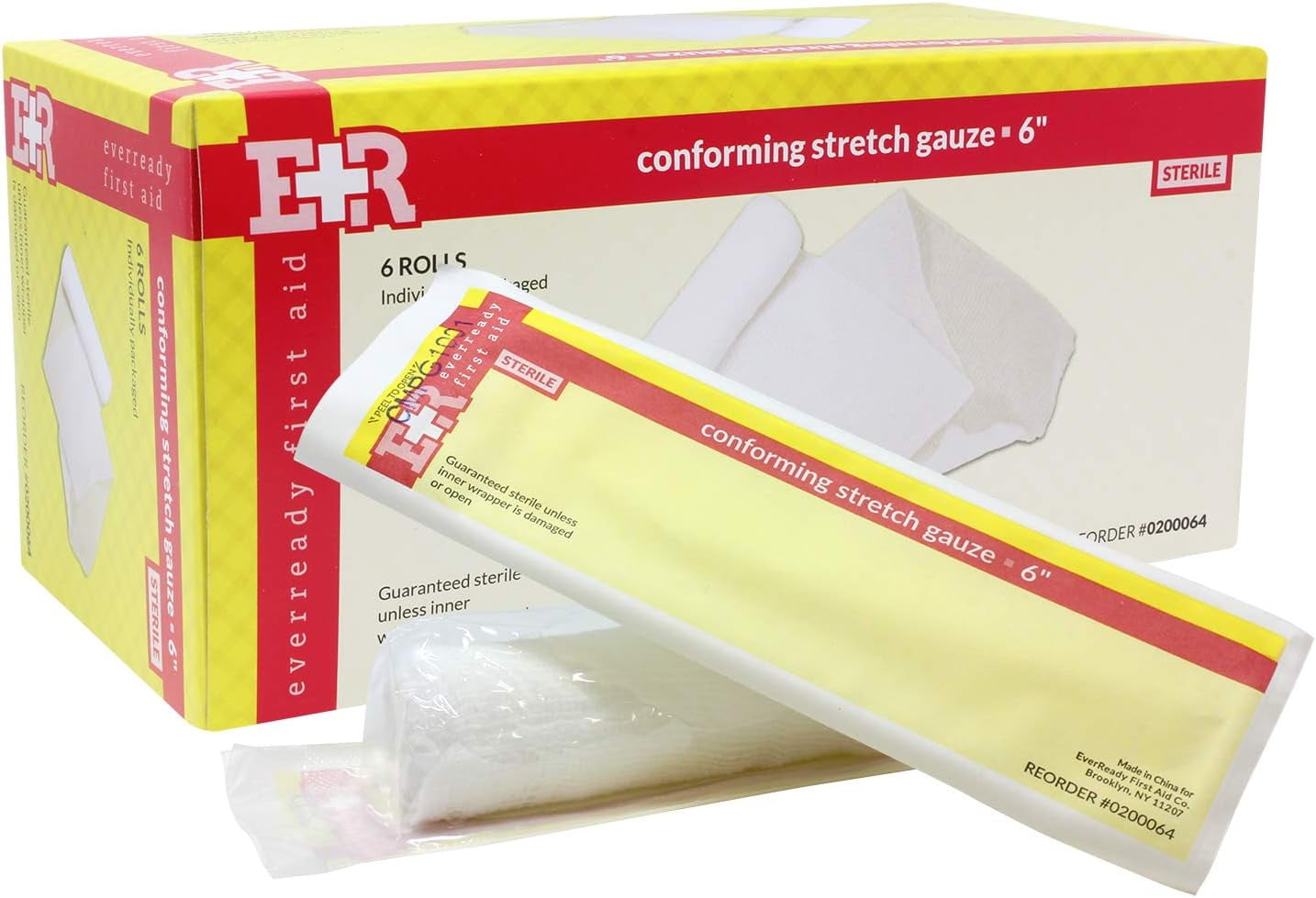 Ever Ready First Aid Sterile Conforming Gauze Roll Bandage - Box of 6-6 ...
