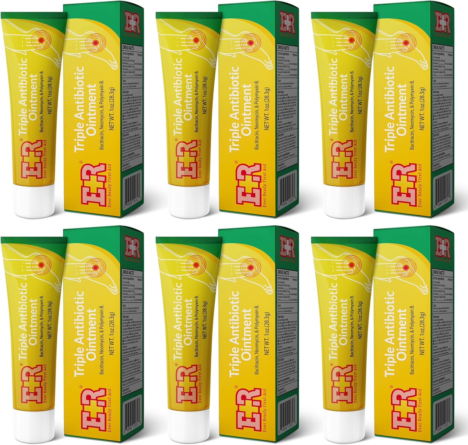 Ever Ready First Aid Triple Antibiotic Ointment 1.0 oz, First Aid ...