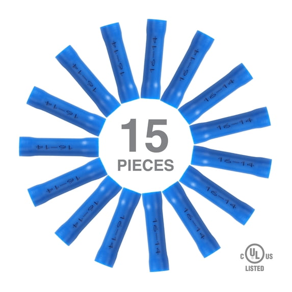 Ever Start 15-Piece Heat Shrink Splice Connectors, Blue, Model 5113 ...