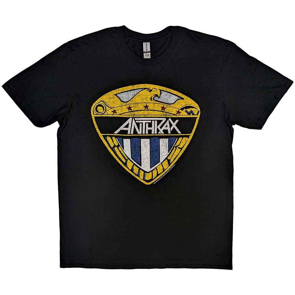 EverAura Anthrax Eagle Shield T-Shirt Black New Christmas Gift Shirt ...
