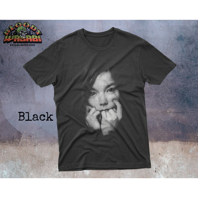 EverAura Bjork inspired T-Shirt, BjÃ¶rk dark Graphic Bjork T Shirt ...