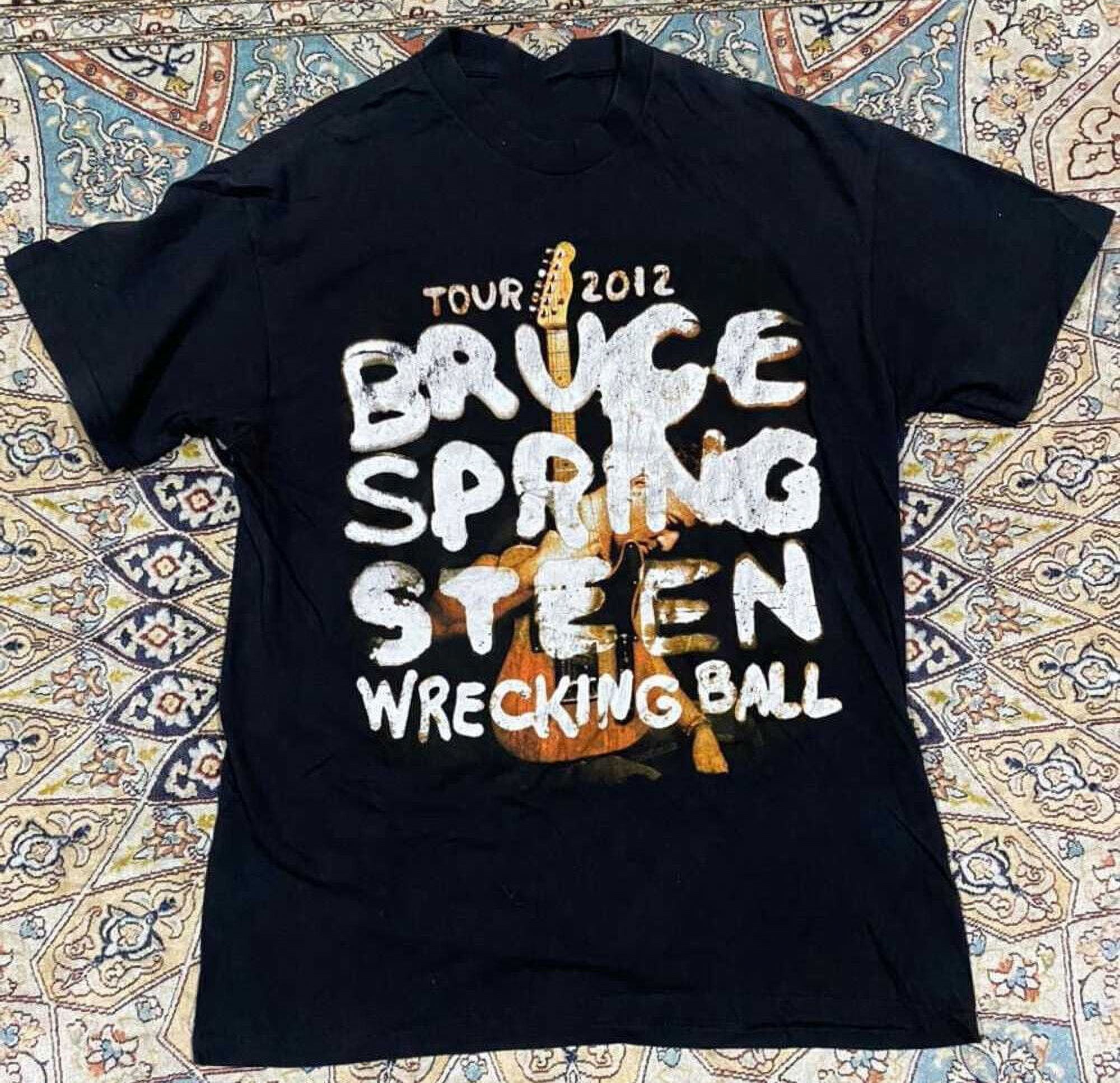 EverAura Bruce Springsteen wrecking ball tour 2012 T-shirt For men ...