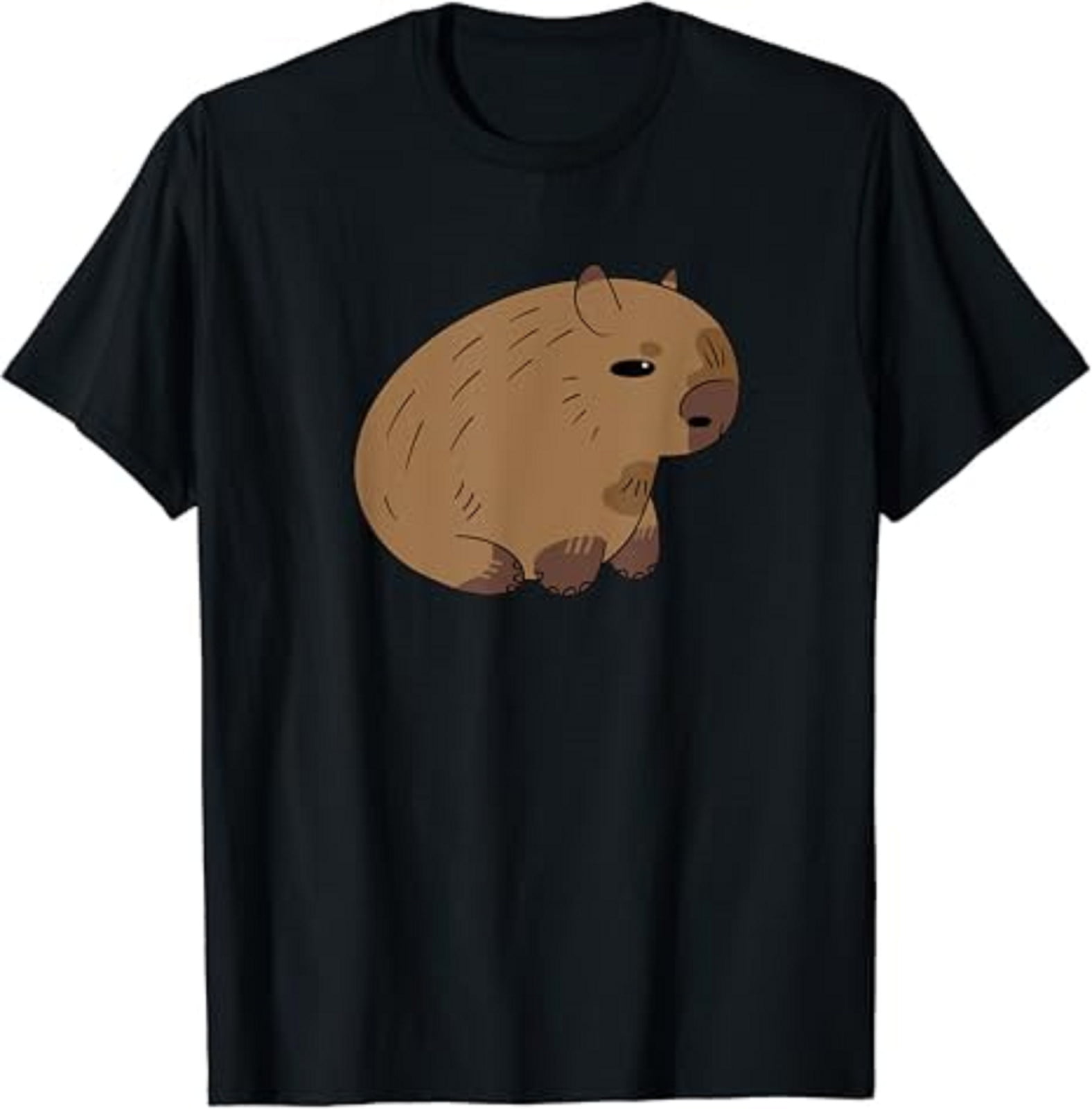 EverAura Capybara Gifts For Animal Lover Cute Capybara T-Shirt Size S ...