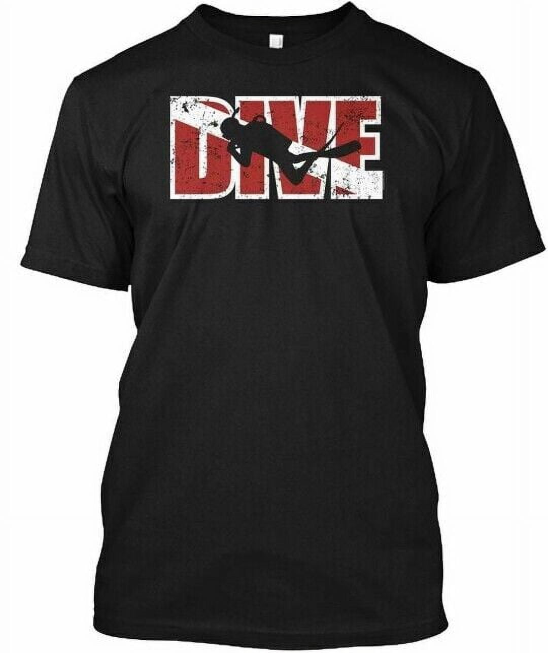 EverAura Dive Flag Diver Rescue Scuba T-Shirt Made in the USA Size S to ...