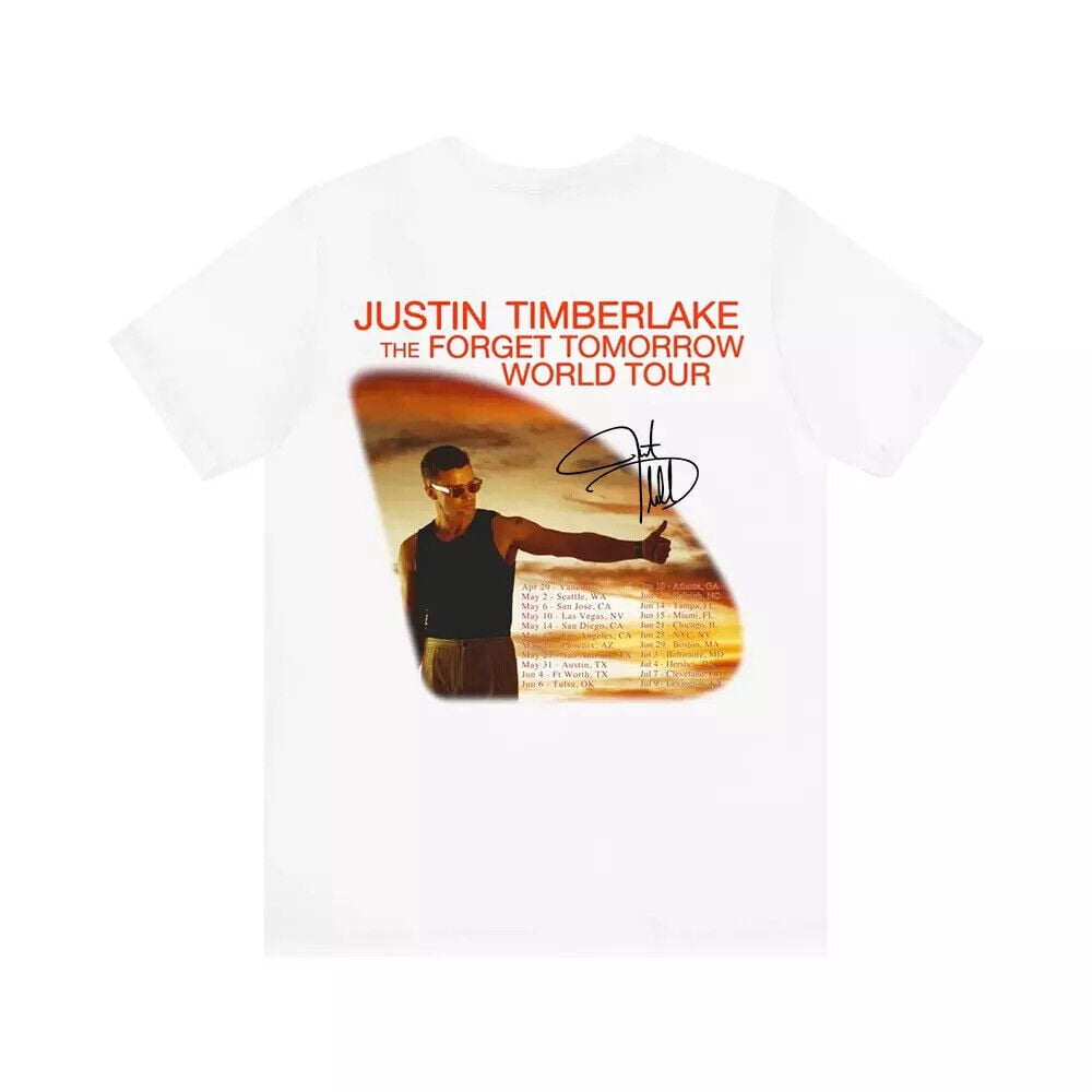 EverAura Forget Tomorrow World Tour (Justin Timberlake 2024) T Shirt S ...