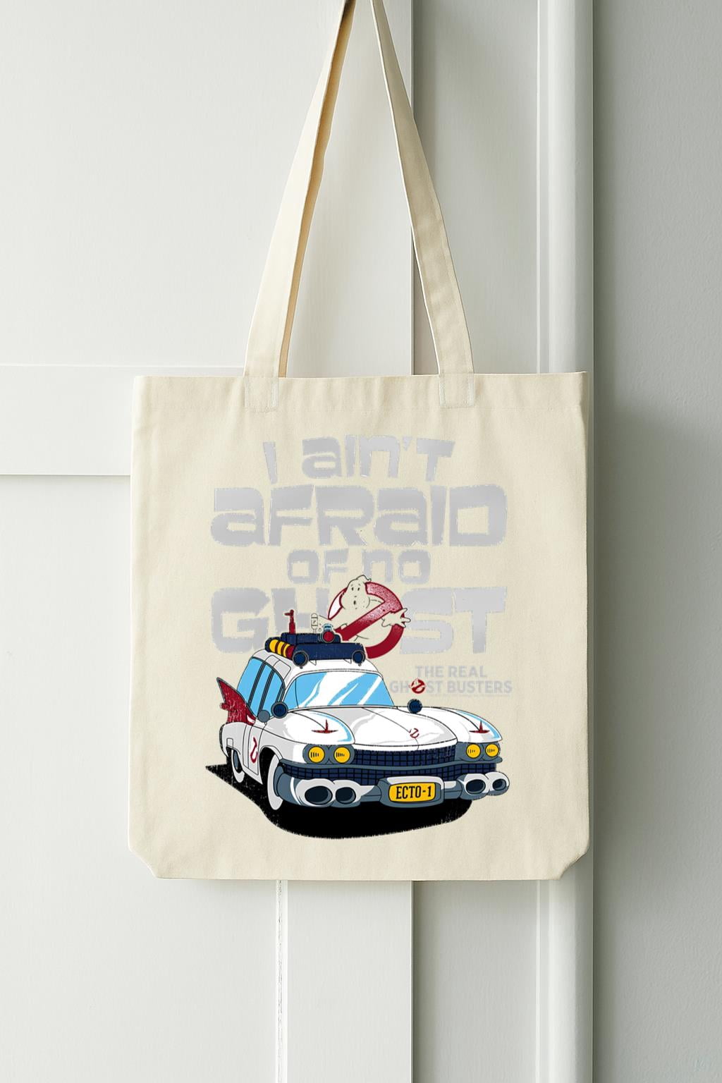 EverAura Ghostbusters I Ain't Afraid of No Ghost Men's T Bag Ectomobile ...