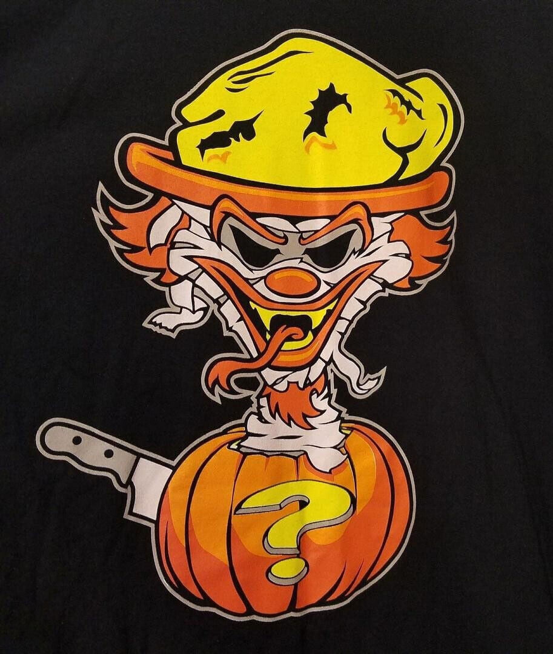 EverAura Halloween Insane Clown Posse Pumpkin T-shirt Black Cotton All ...