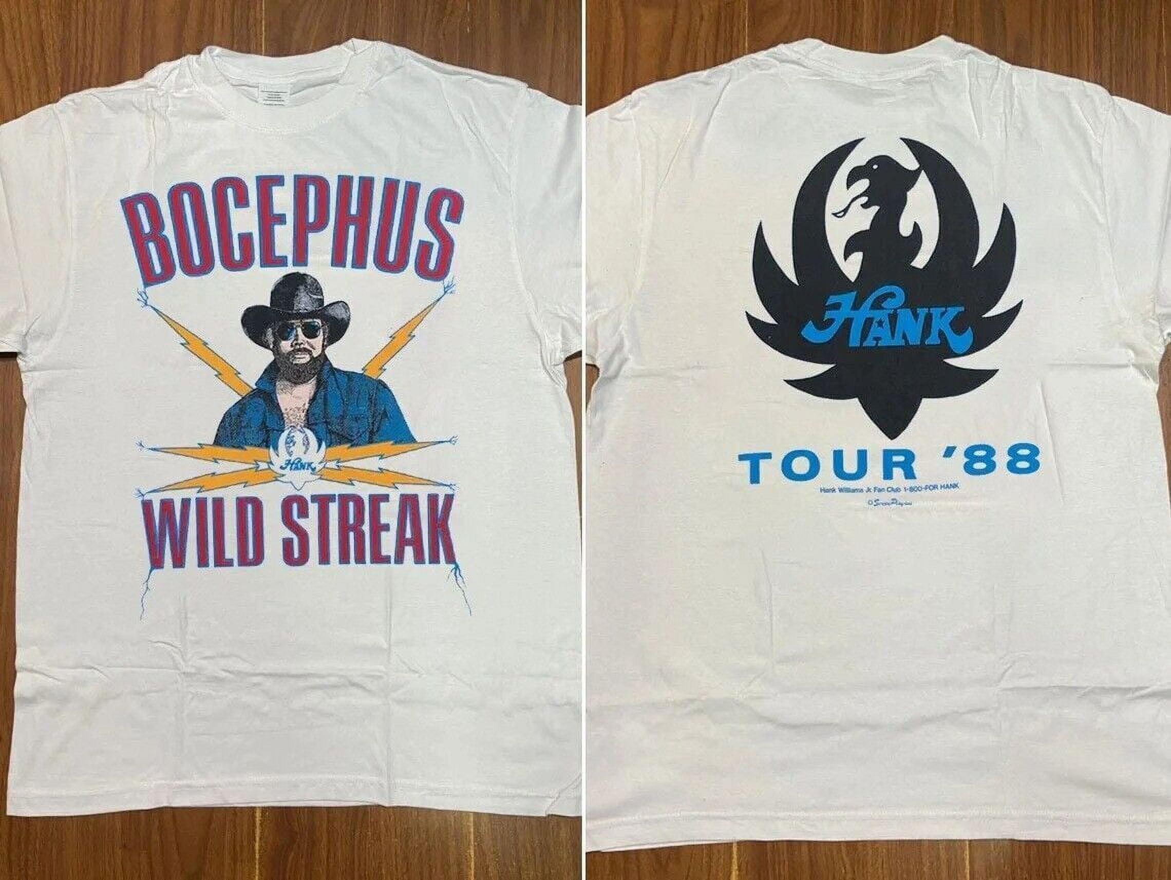 EverAura Hank Williams Jr 1988 Bocephus Wild Streak Tour 88 Music ...