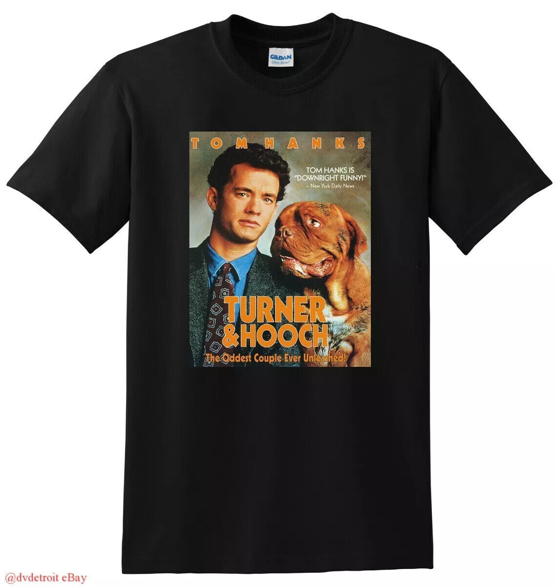 EverAura Hot Sale!! Turner And Hooch T Shirt 4K Bluray Dvd Cover Poster ...
